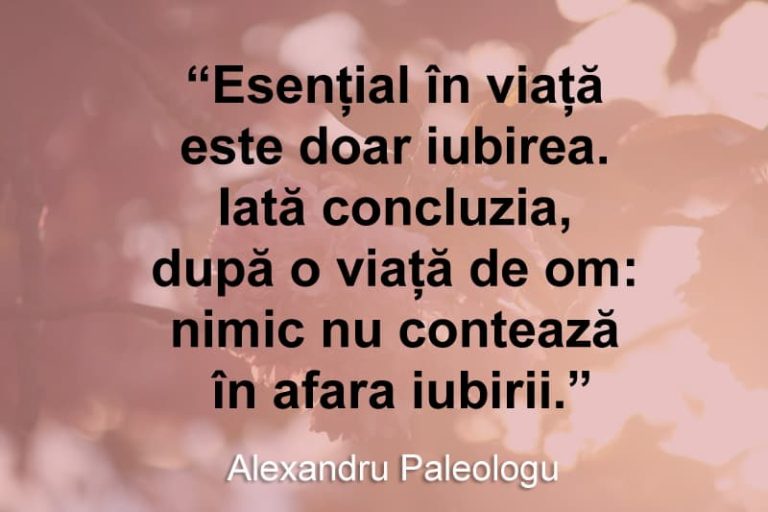 Iubirea este alcătuită dintr-un singur suflet care trăiește în două ...